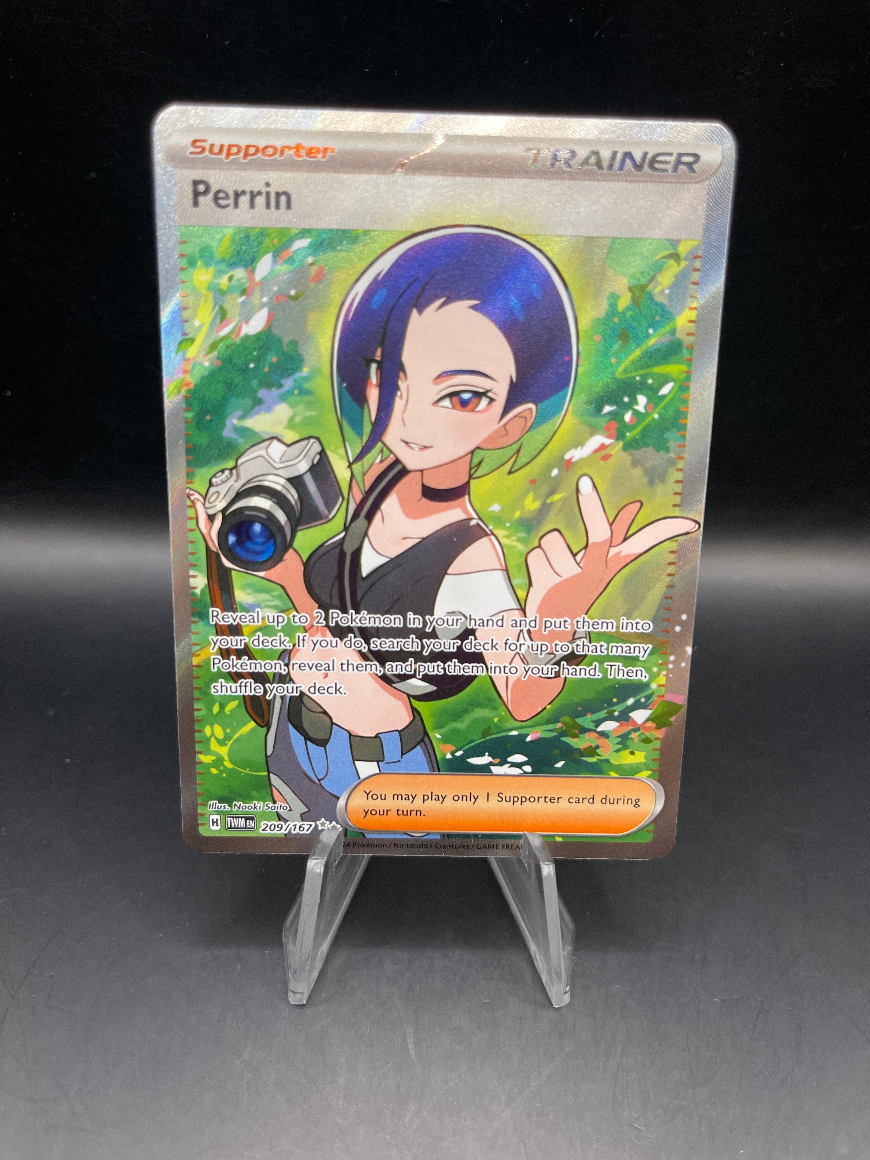 Pokémon TCG: 2024 Perrin 209/167 S&V: Twilight Masquerade Full Art ...