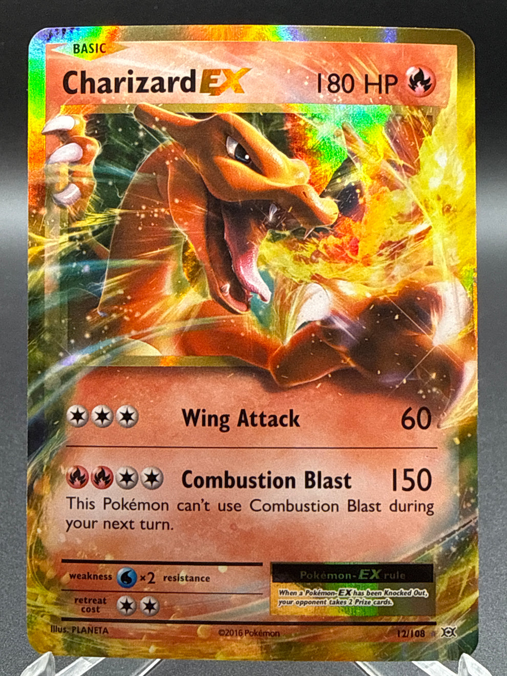 Pokémon TCG: 2016 Charizard EX - 12/108 - XY: Evolutions – Epic Trading ...