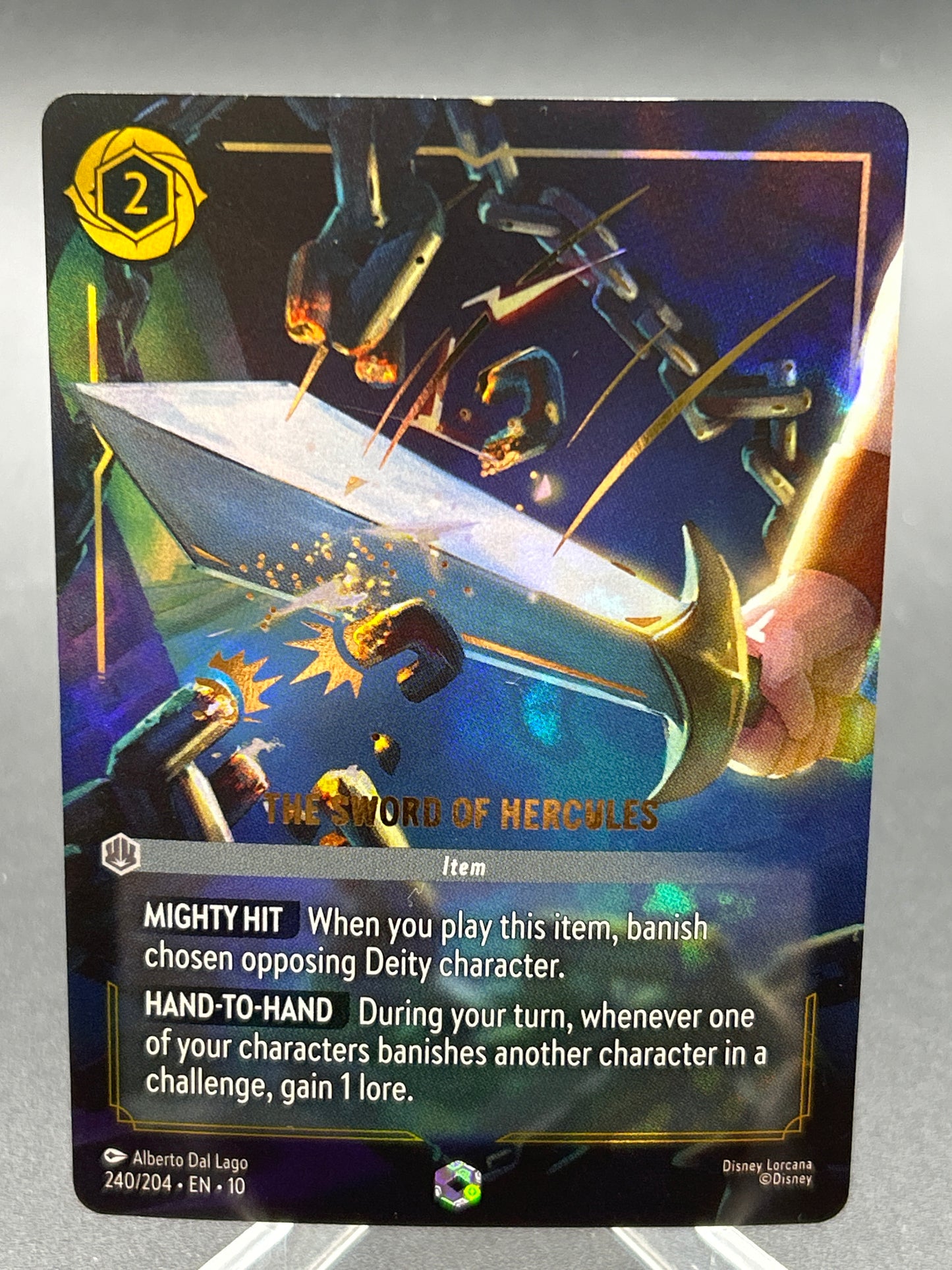 Disney Lorcana: 2025 The Sword of Hercules 240/204 Whispers in the Wel ...