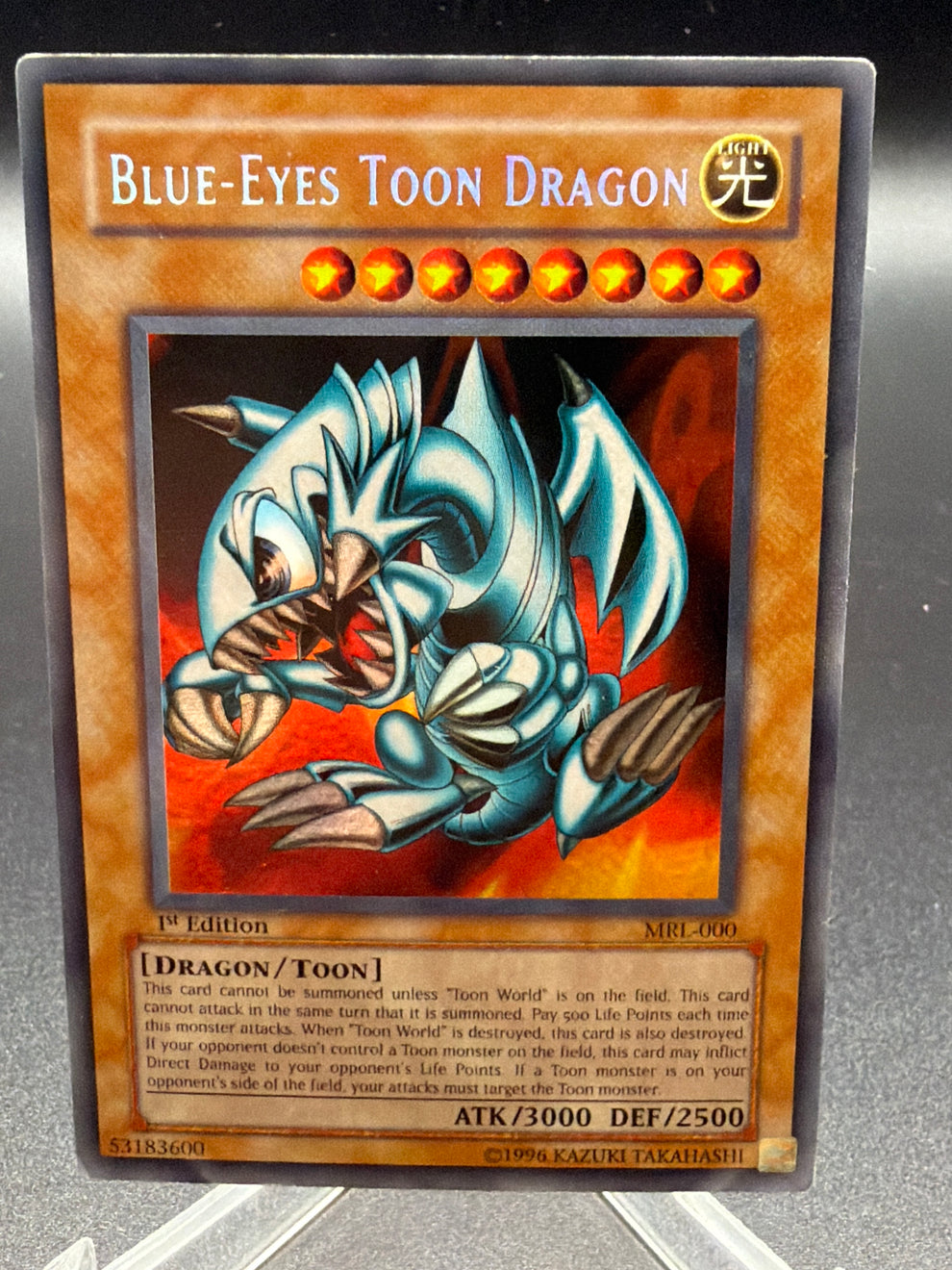 Yu-Gi-Oh! TCG: Blue-Eyes Toon Dragon MRL-000 Magic Ruler 1st Edition ...