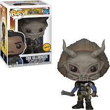 Funko PoP! Marvel: Black Panther - Erik Killmonger 278 - Limited Chase ...