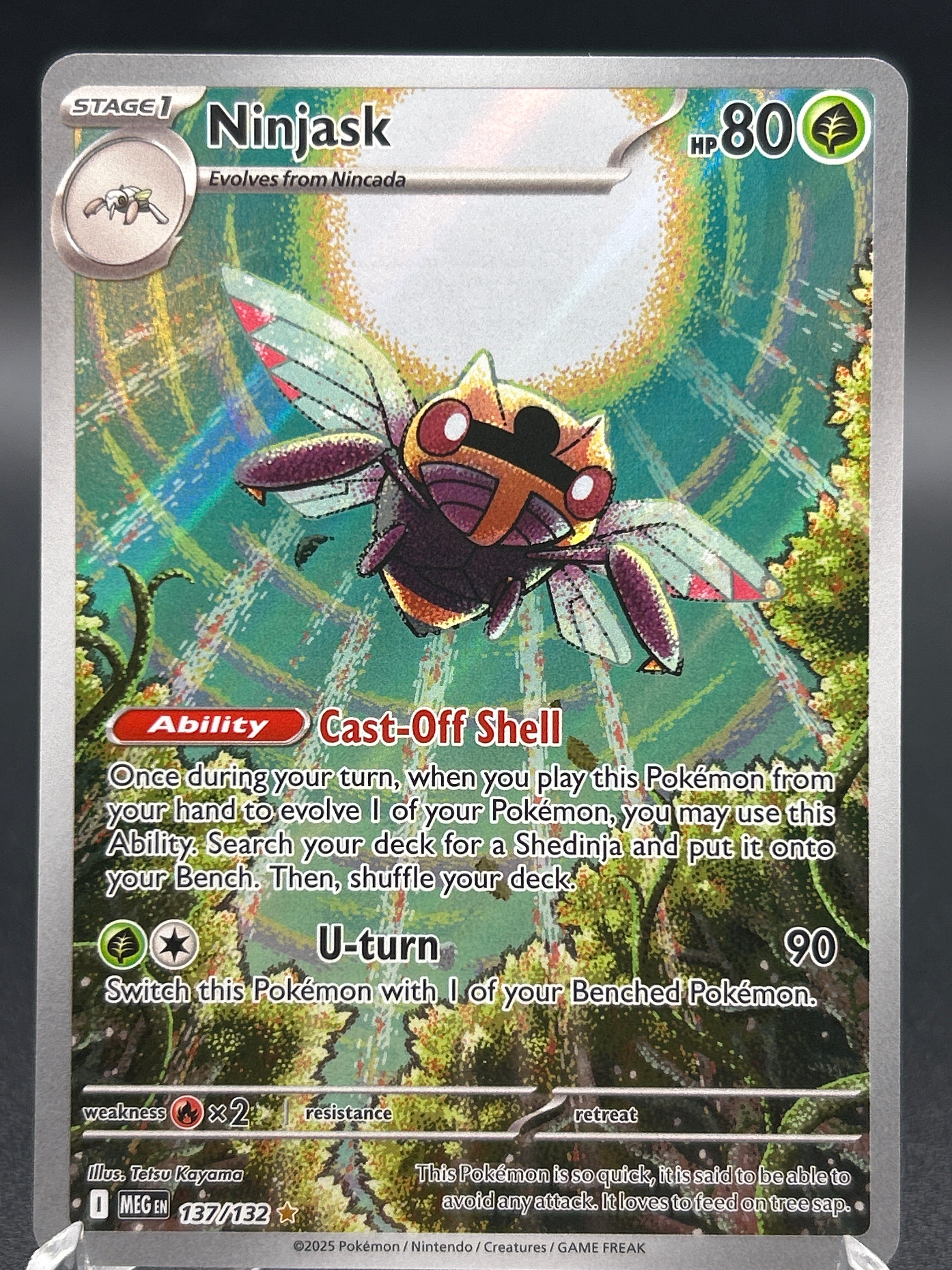 Pokémon TCG: 2025 Ninjask 137/132 MEG: Mega Evolution – Epic Trading Collectibles