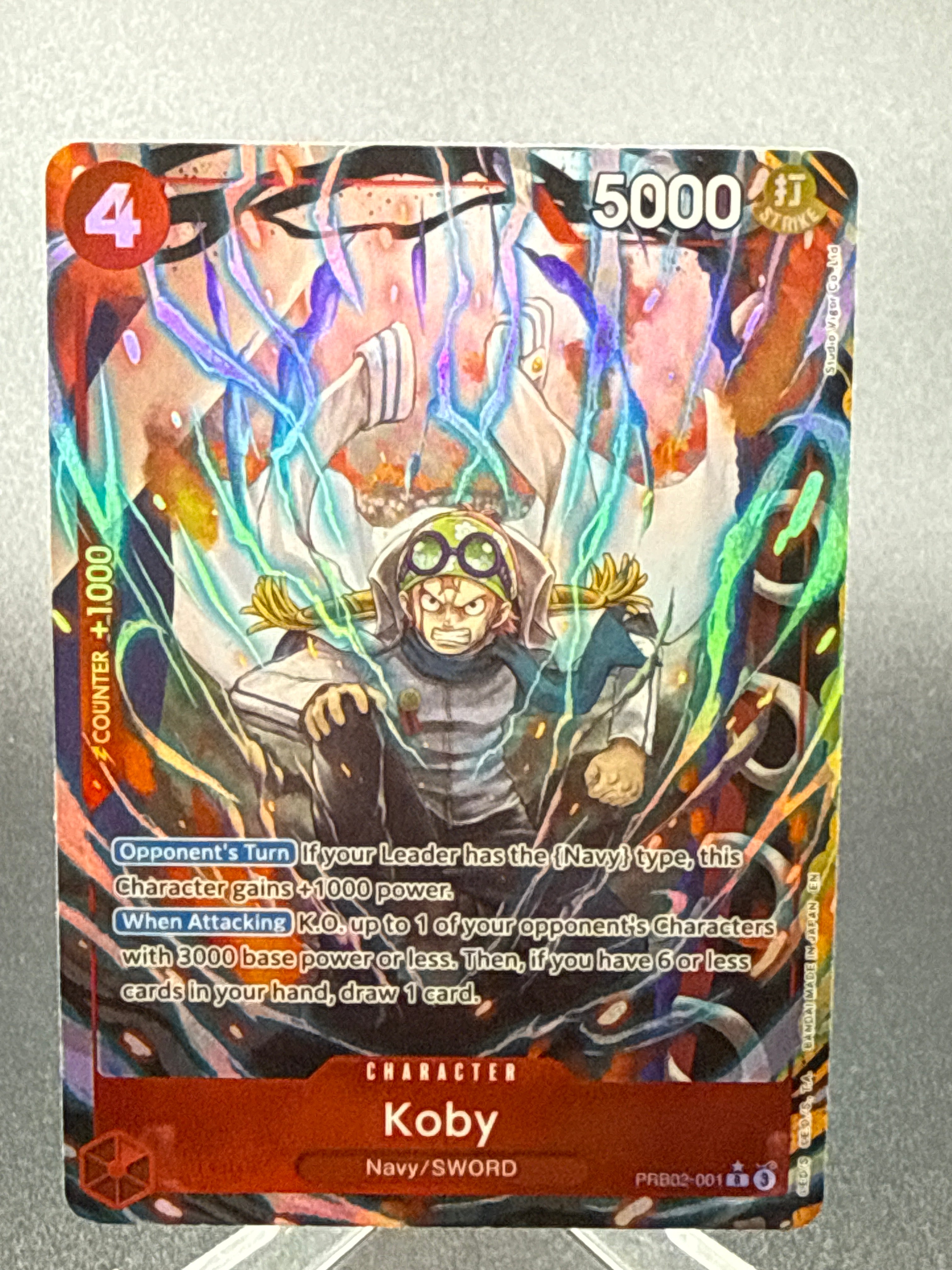 One Piece TCG: Koby PRB02-001 - Premium Booster -The Best- Vol. 2 ...