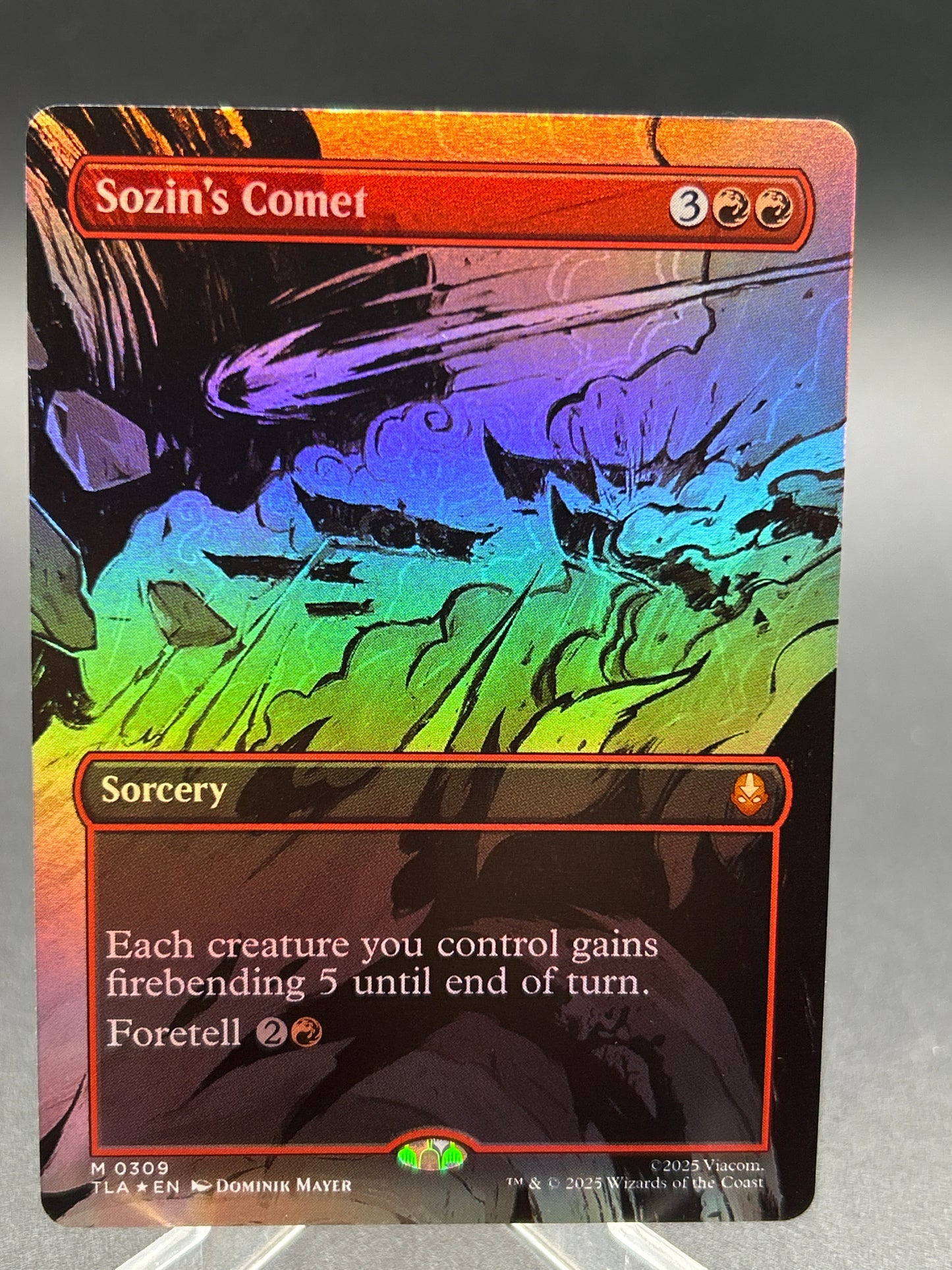 MTG TCG: Sozin's Comet (0309) (Borderless) - Avatar: The Last Airbende ...