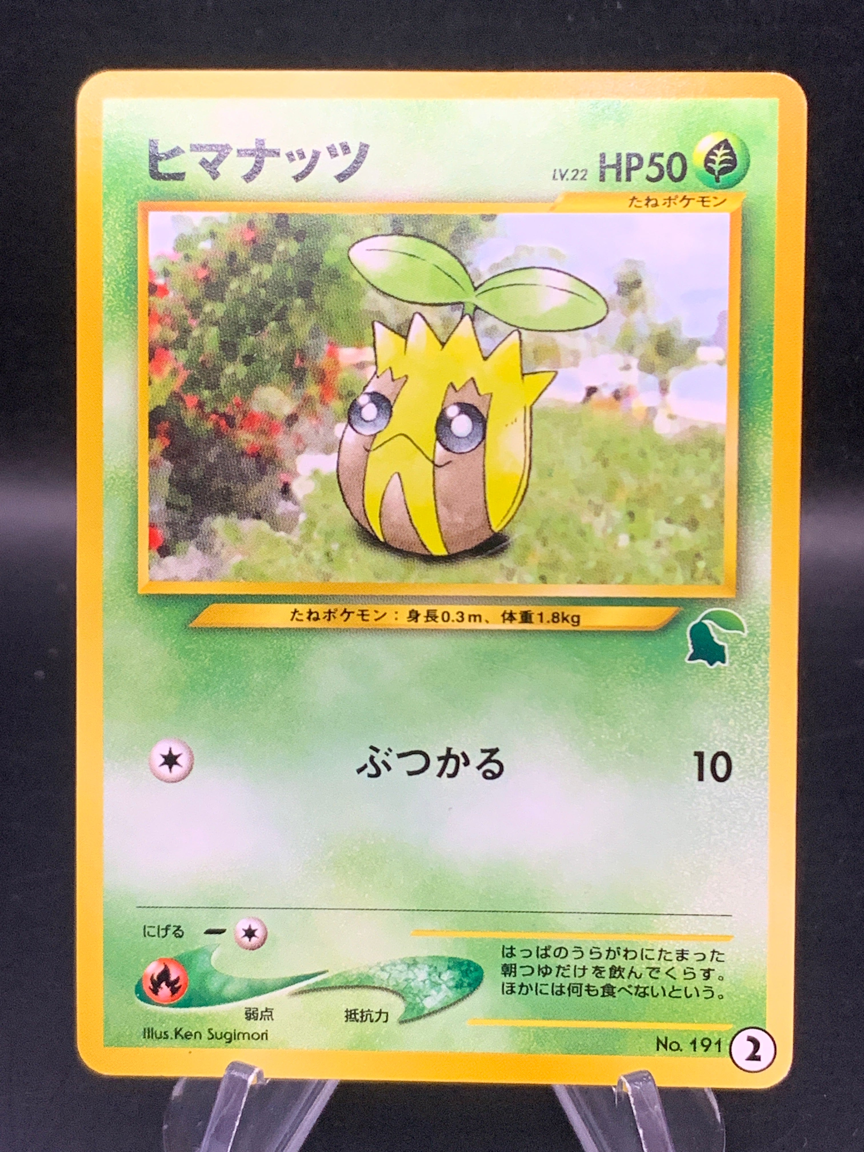 Pokémon TCG: Japanese Sunkern #191 Intro Pack Neo (Chikorita) – Epic ...