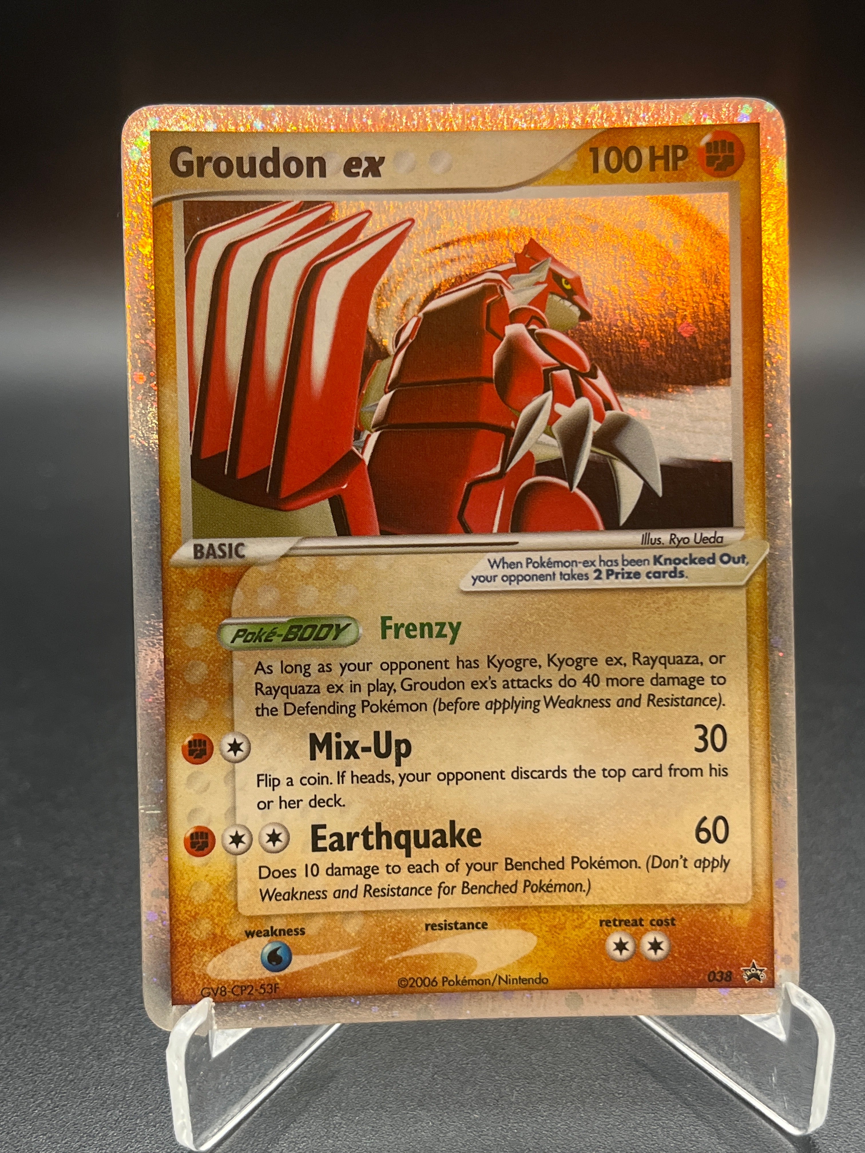Pokémon TCG: 2006 Groudon ex 038 EX Collector's Tins Nintendo Promos ...