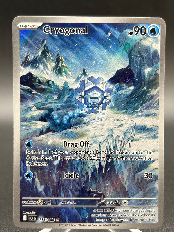 Pokémon TCG: 2025 Cryogonal 111/086 SV: Black Bolt – Epic Trading ...