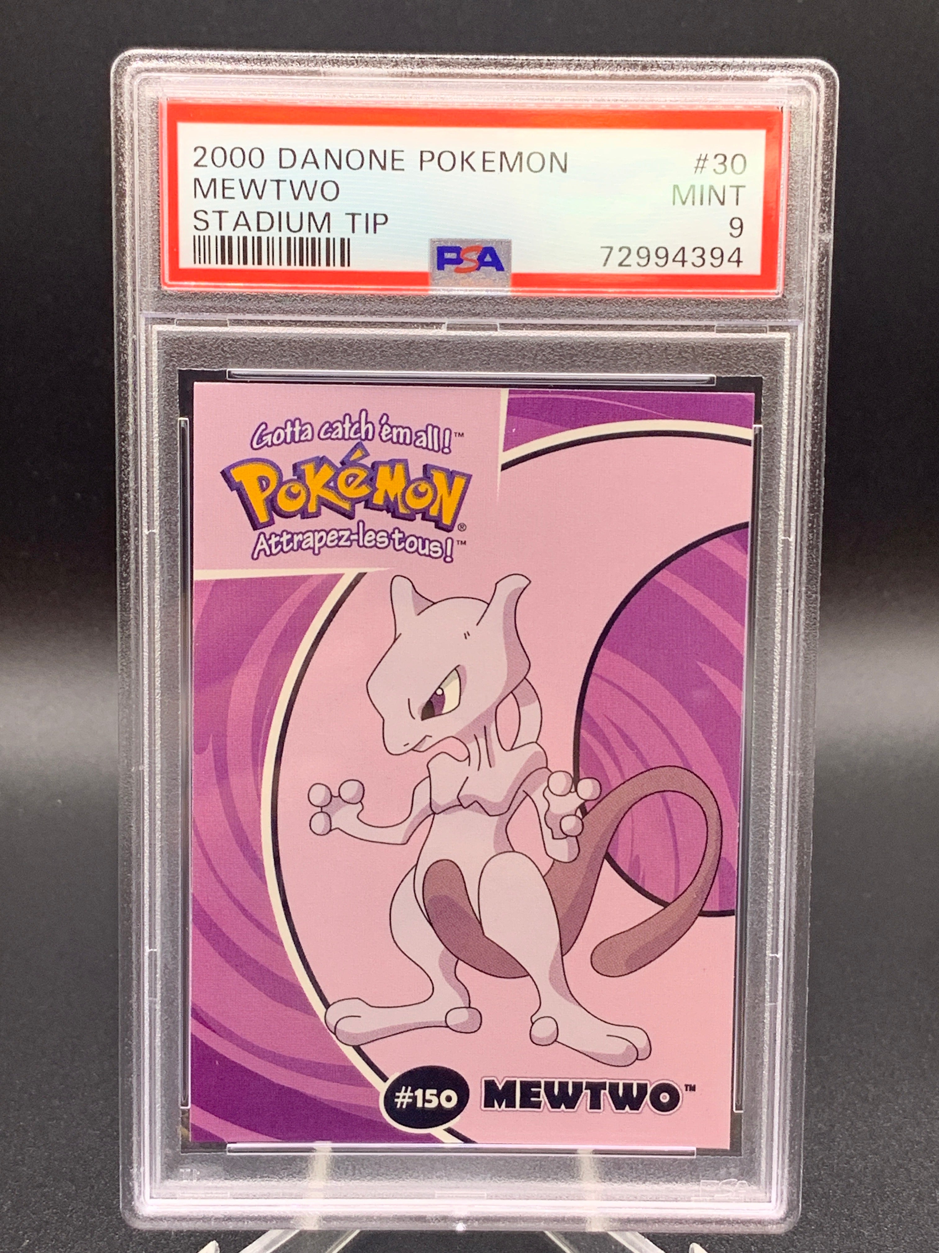 PSA 9 Pokémon: 2000 Mewtwo #30 Danone Pokemon Stadium Tip – Epic ...
