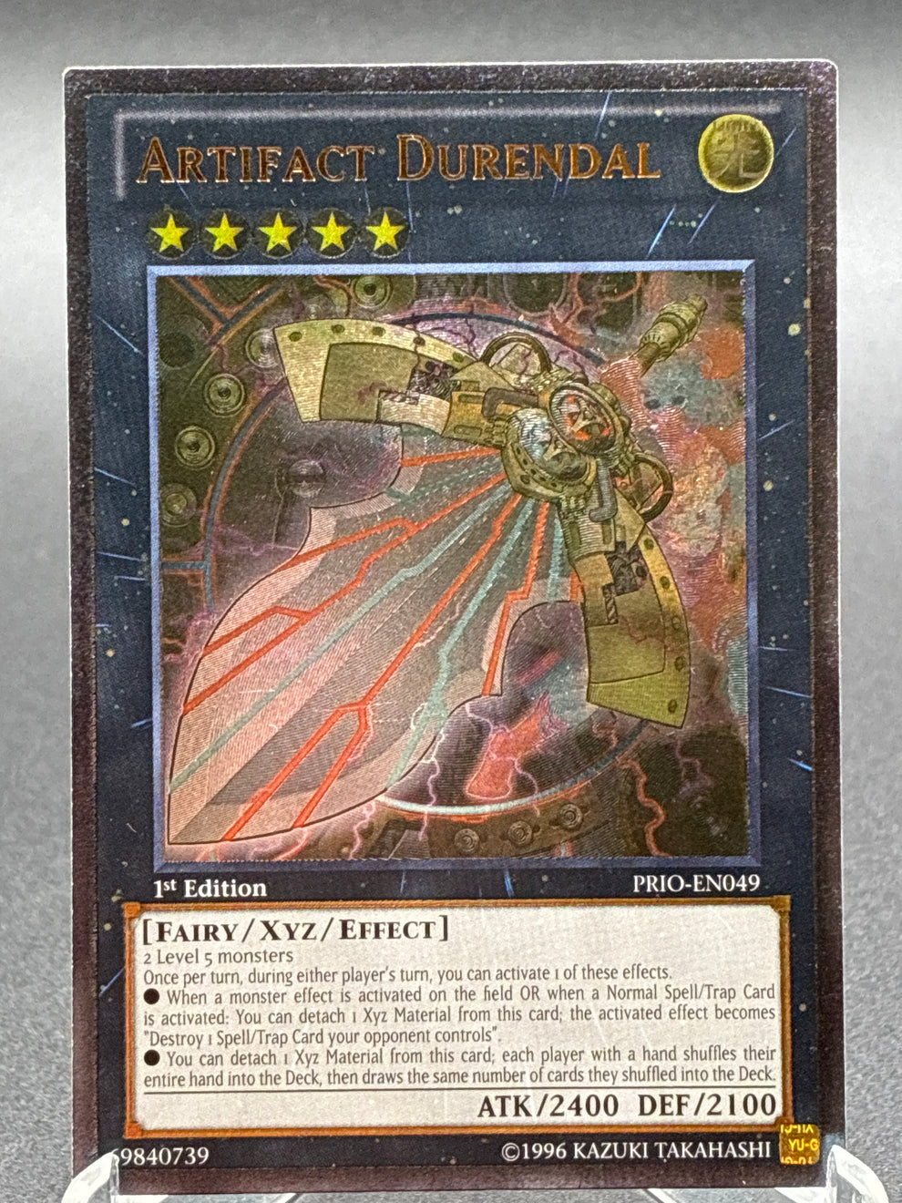 Yu-Gi-Oh! TCG: Artifact Durendal (UTR) - PRIO-EN049 - Primal Origin (P ...