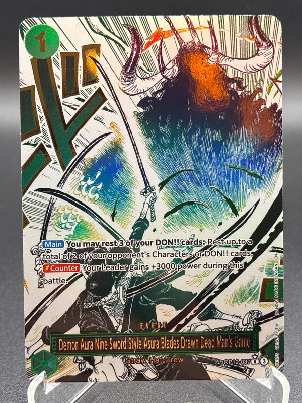 One Piece TCG: Demon Aura Nine Sword Style Asura Blades Drawn Dead Man ...
