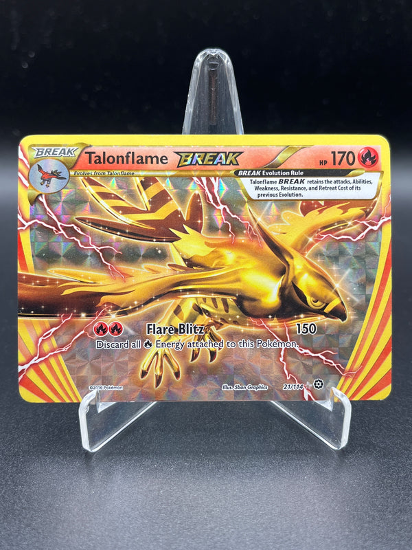 Pokémon TCG: 2016 Talonflame BREAK - 21/114 - XY - Steam Siege – Epic ...