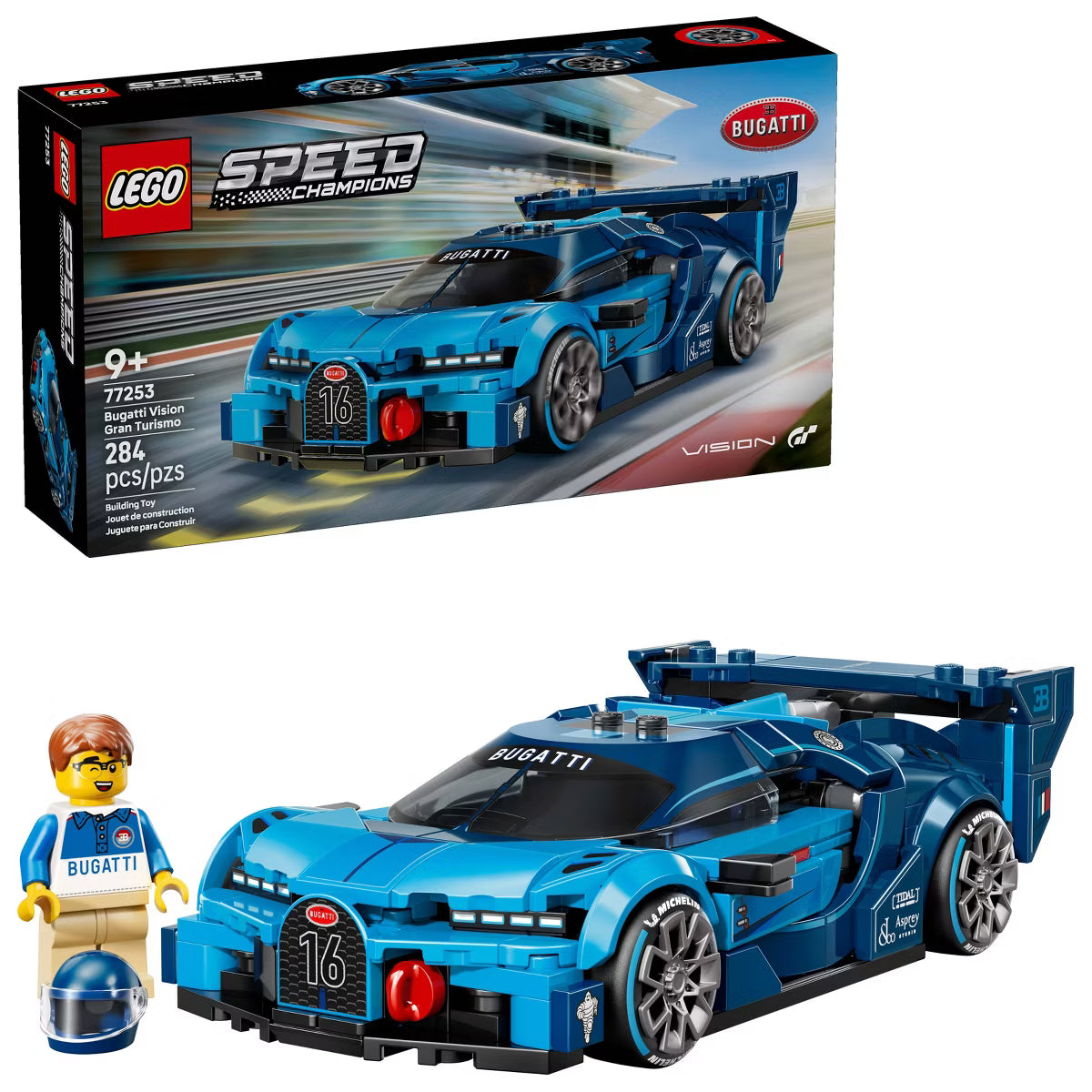 Lego: Speed Champions - Bugatti Vision Gran Turismo Hyper Sports Car ...