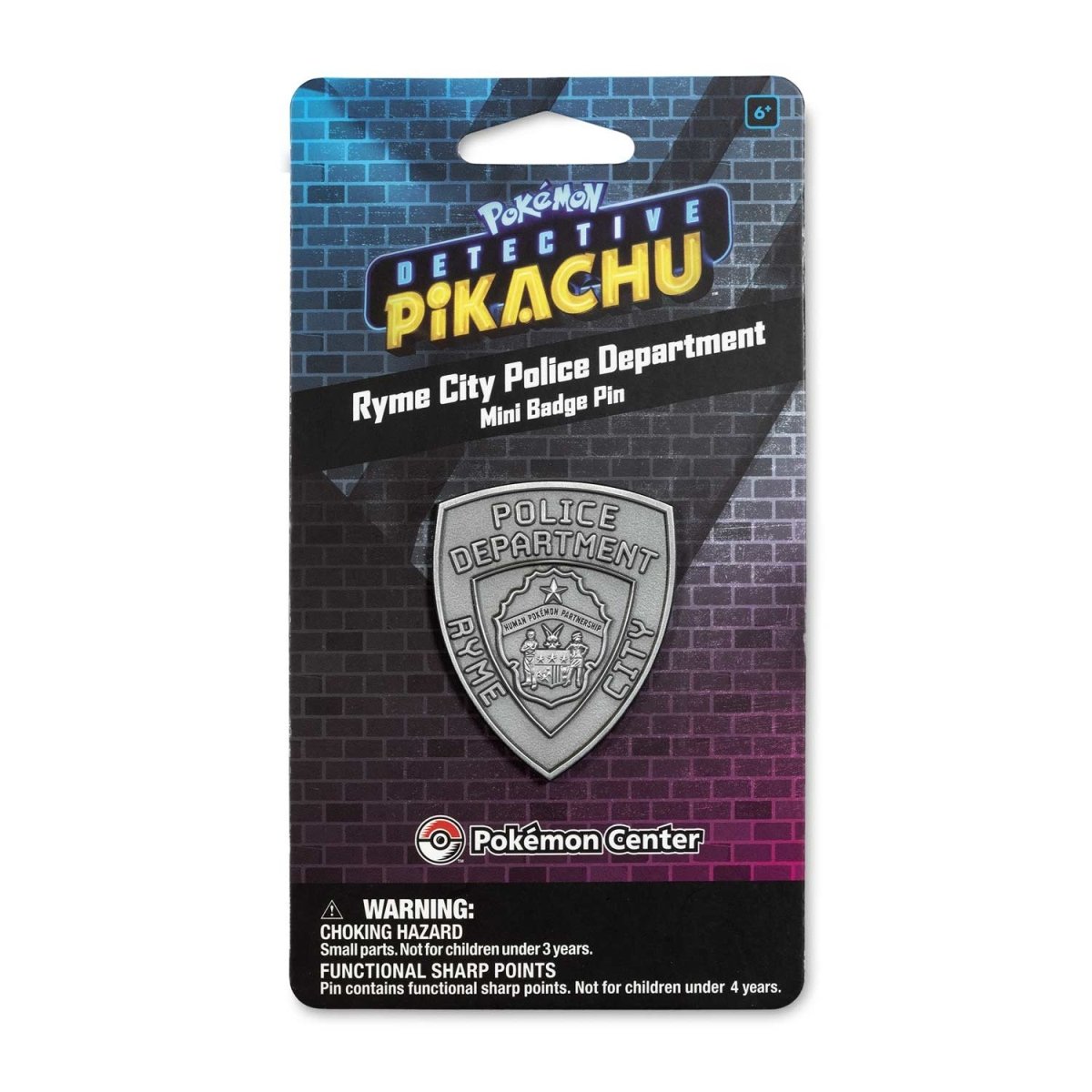 Pokémon: Pokemon Center Detective Pikachu Ryme City Police Department ...