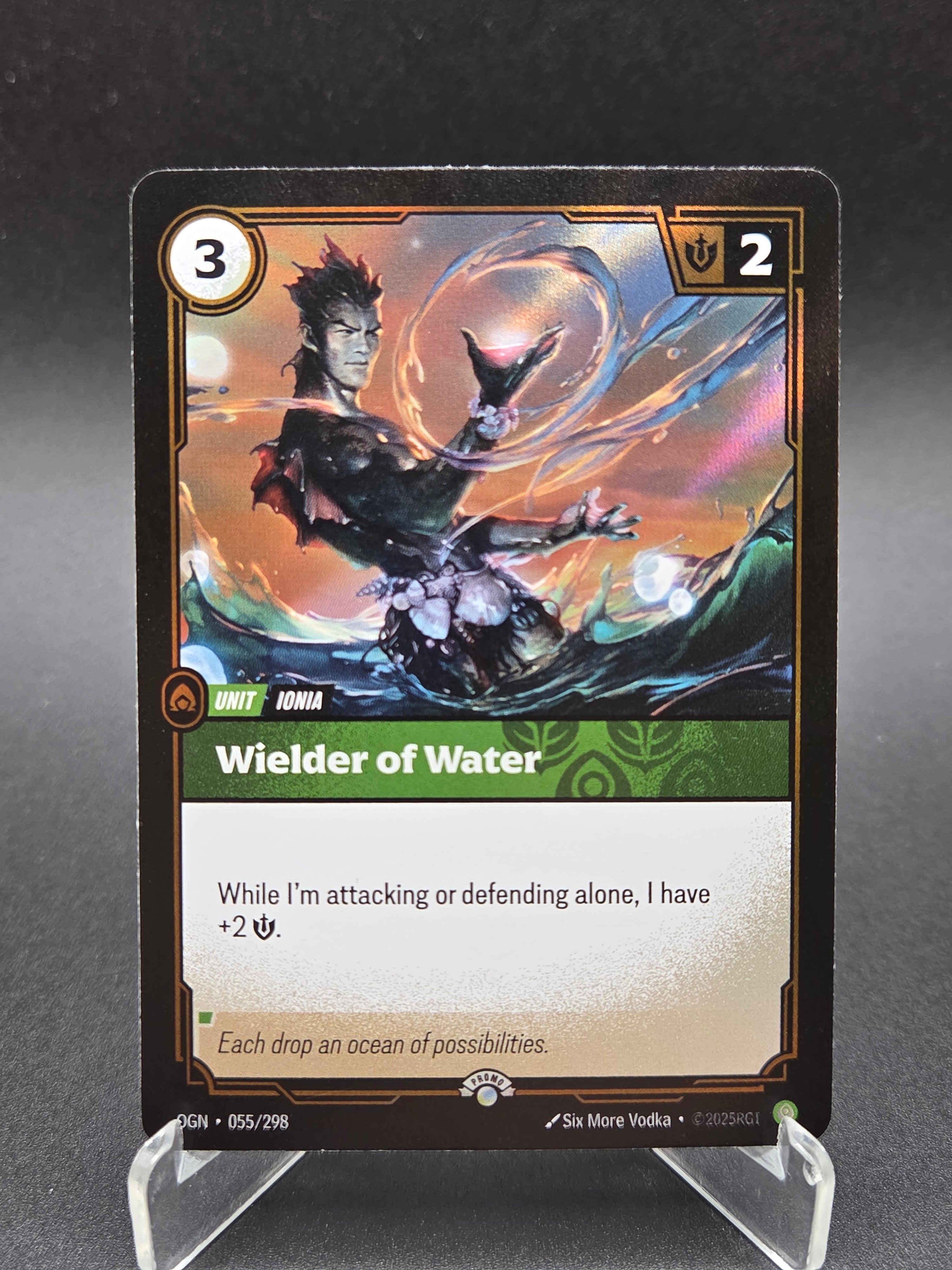 Riftbound TCG: Wielder of Water - 055/298 - Riftbound Organized Play P ...
