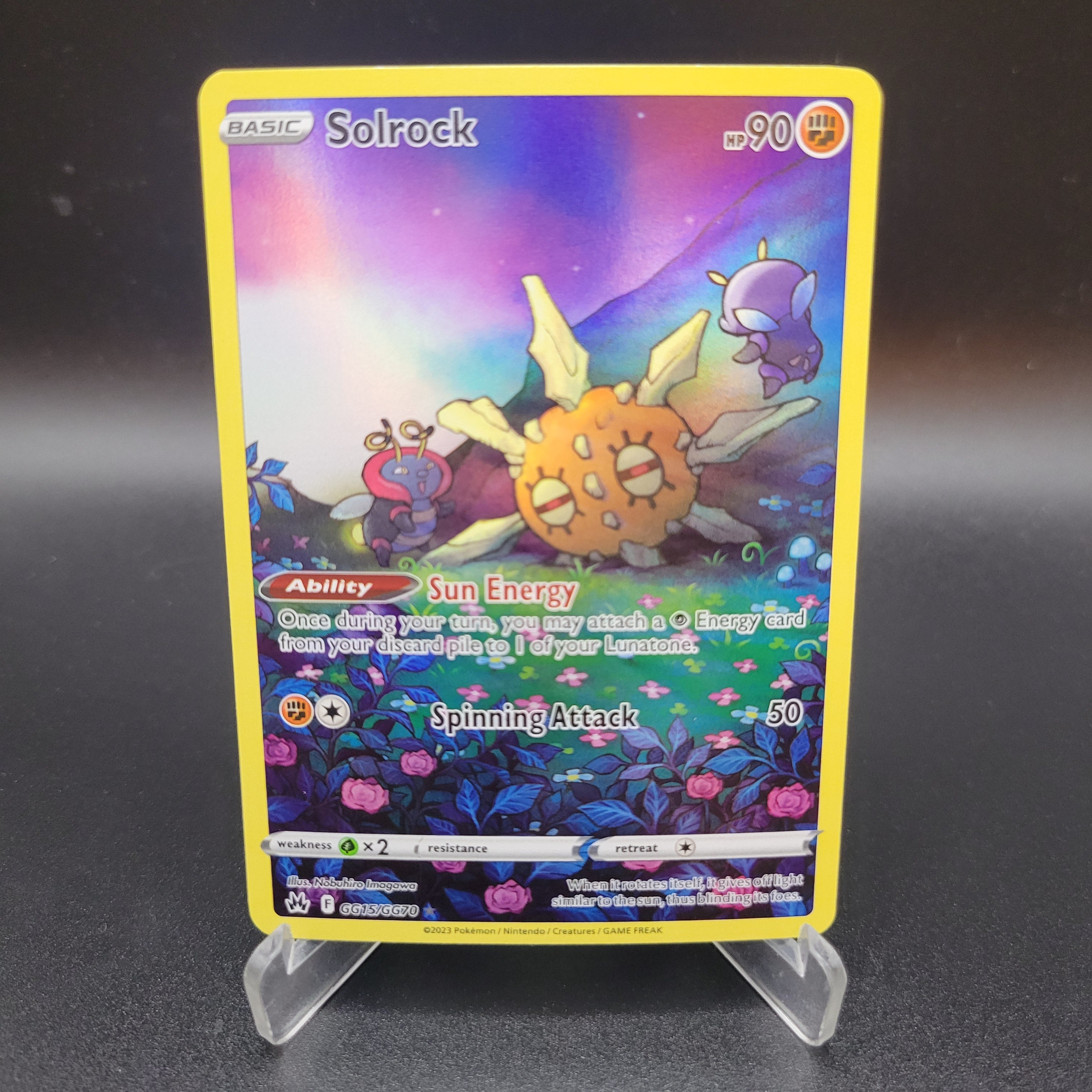 Pokémon TCG: 2023 Solrock GG15/GG70 SWSH: Crown Zenith Galarian Galler ...