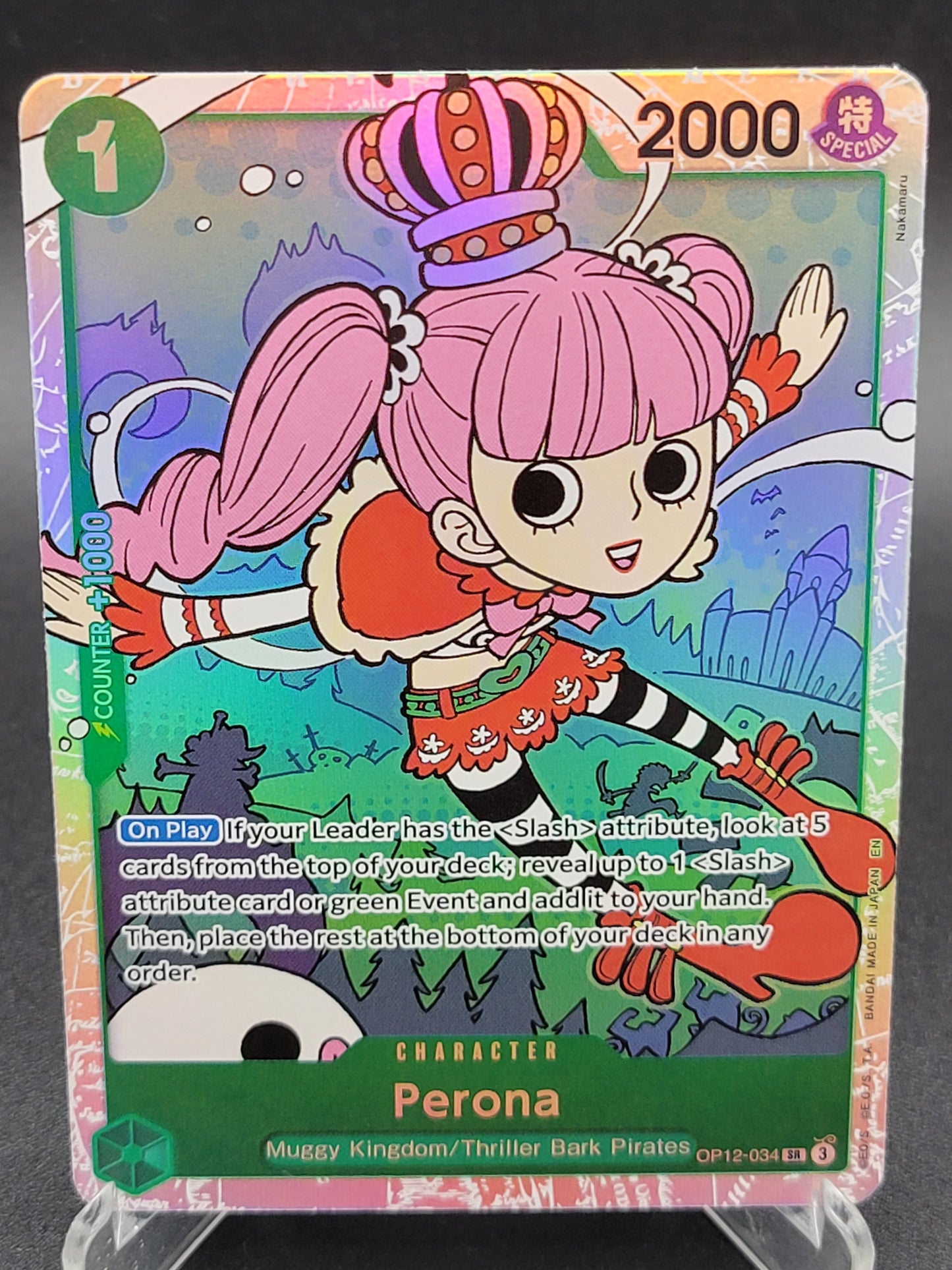 One Piece TCG: Perona OP12-034 SR - Legacy of the Master (OP12) – Epic Trading Collectibles