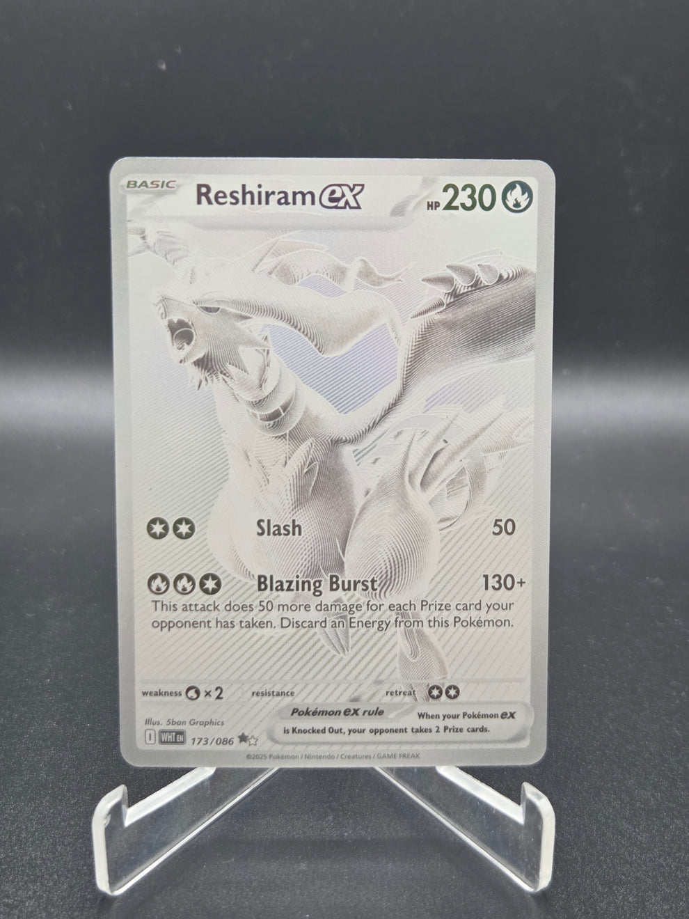 Pokemon TCG 2025: Reshiram EX 173/086 SV: White Flare (WHT) – Epic ...