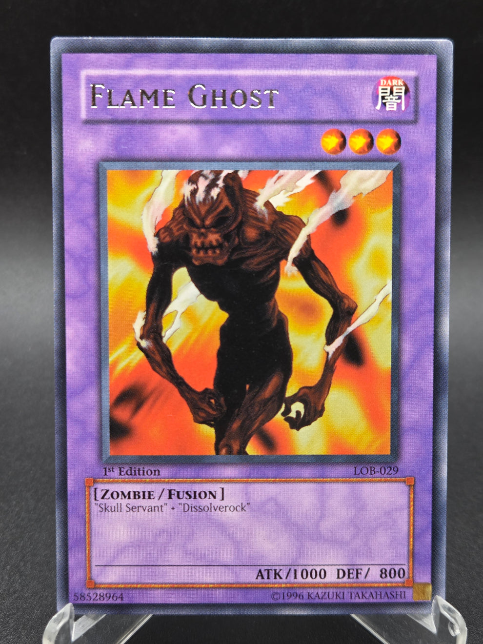 Yu-Gi-Oh! TCG: Flame Ghost - LOB-029 - The Legend of Blue Eyes White D ...